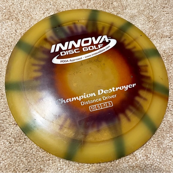 Innova | Games | Innova Idye Tie Dye Champion Destroyer 66g Distance ...